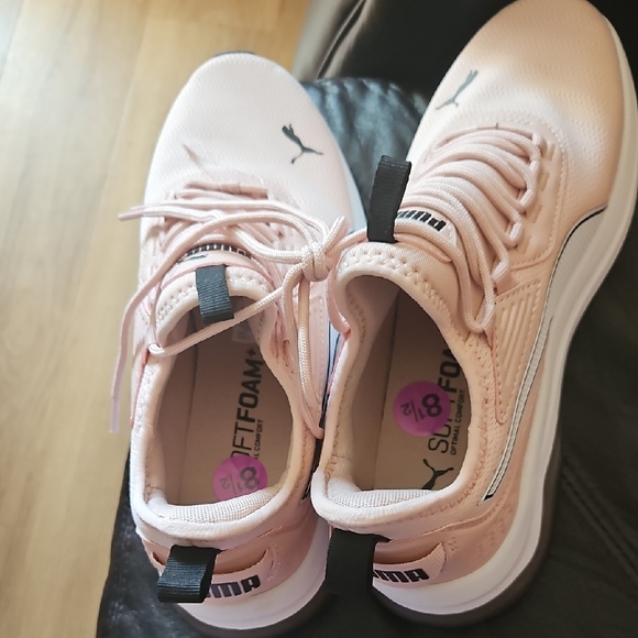 Puma | Shoes | Puma Pink Sneakers With Cushioned Sole And Streamlined ...